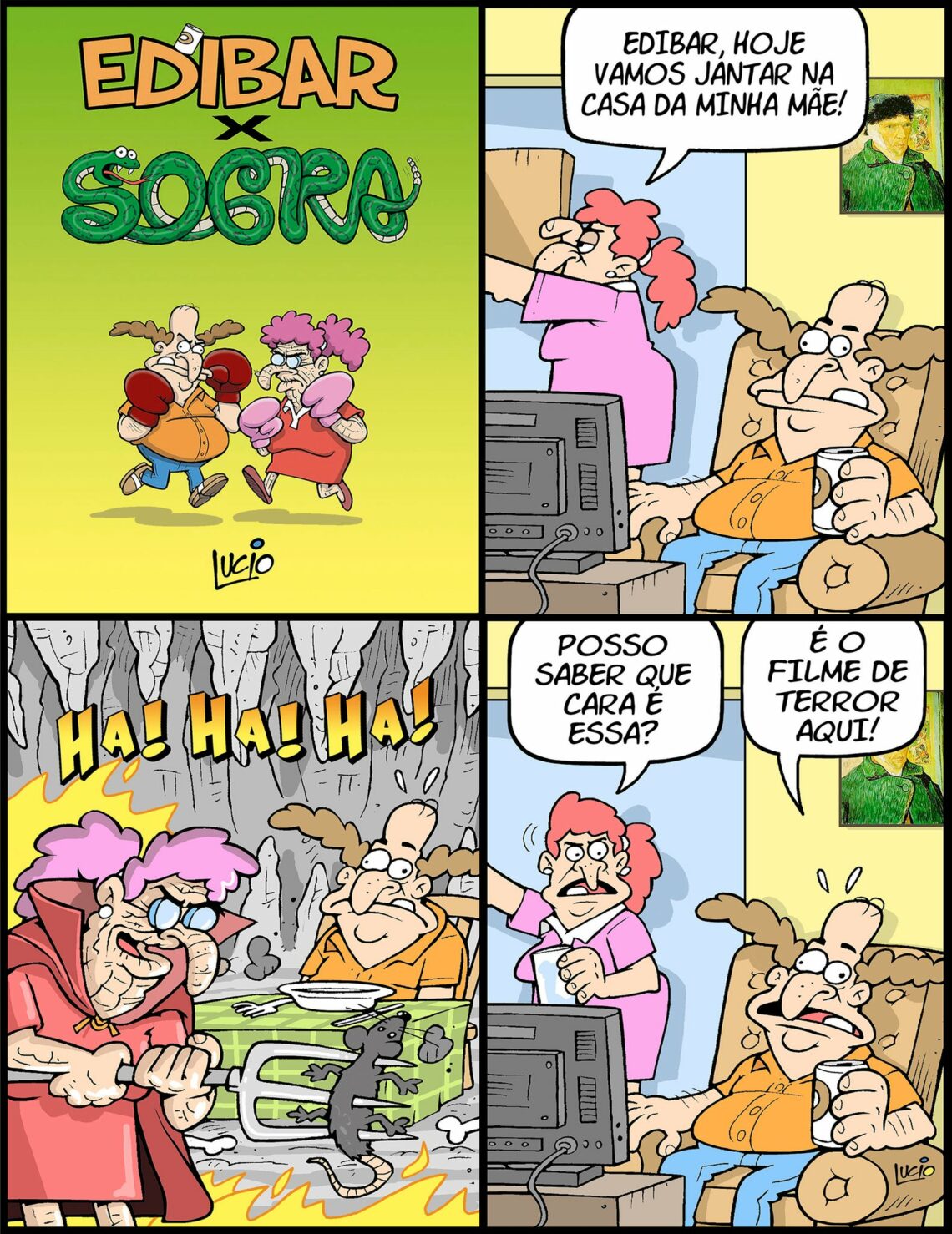 Cartunista paranaense Lúcio Oliveira (de Edibar) é um dos nomes do 19º ...