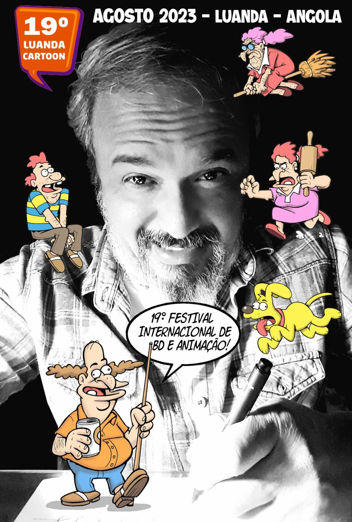 Cartunista paranaense Lúcio Oliveira (de Edibar) é um dos nomes do 19º ...