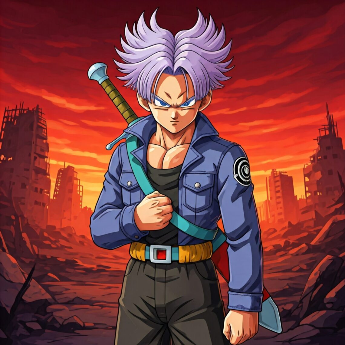 Trunks SSJ: O Guerreiro Poderoso de Dragon Ball