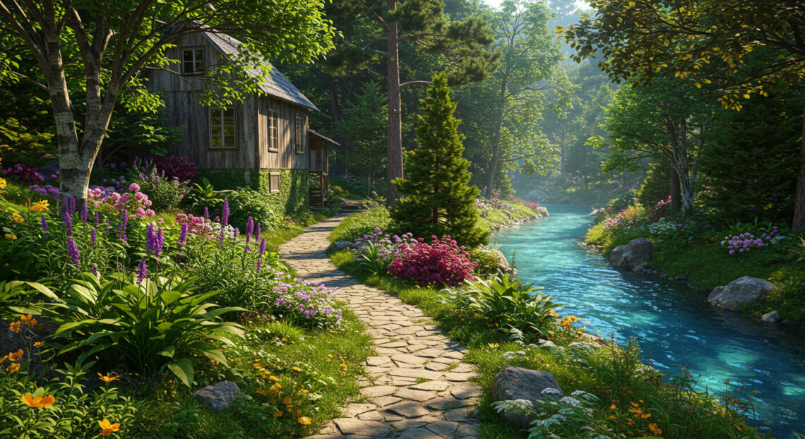 14 Caminhos de Pedra que Deixam Seu Jardim Muito Mais Charmoso e Funcional